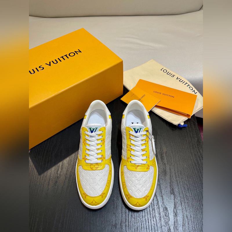 LOUIS VUITTON 路易威登 男士LV Rivoli 運動鞋此次為粒