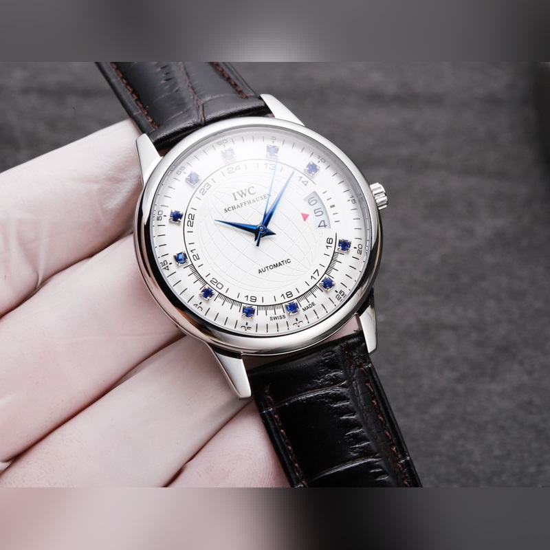 品牌：萬國-IWC 類型：男士精品腕錶 材料：316精鋼錶殼（鍋蓋形） 機芯