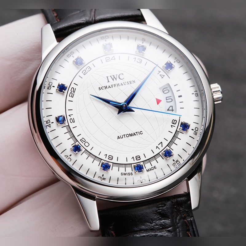 品牌：萬國-IWC 類型：男士精品腕錶 材料：316精鋼錶殼（鍋蓋形） 機芯