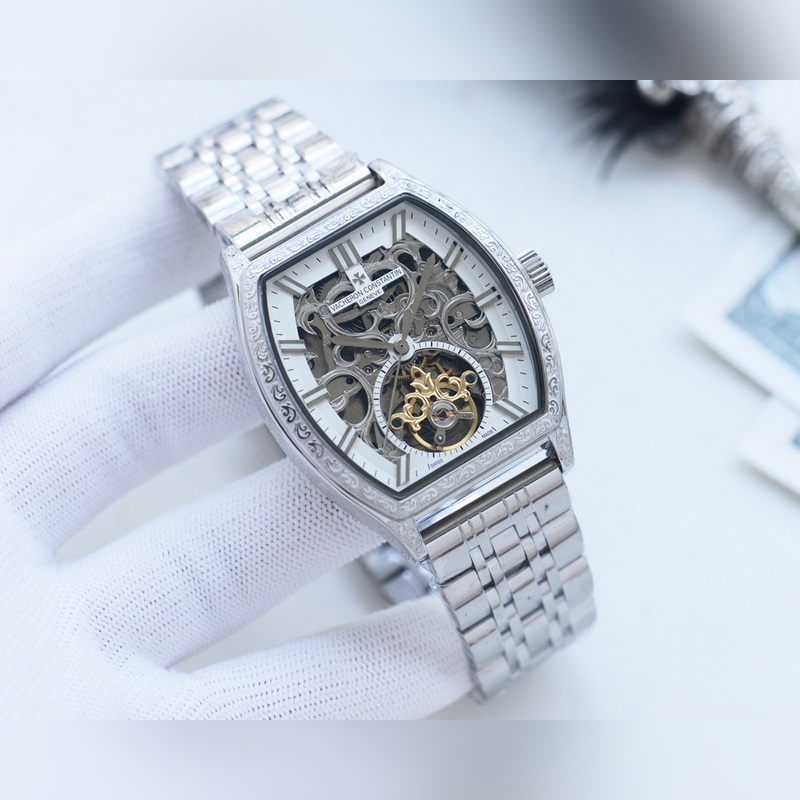 品牌：江詩丹頓-Vacherron 類型：男士腕錶 殼套：頂級版316精鋼L