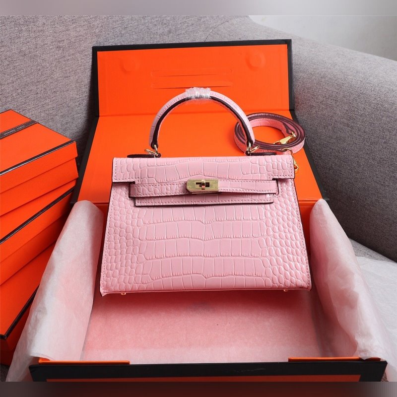 愛馬仕 凱莉二代鳄魚紋版型完美 mini kelly second genera